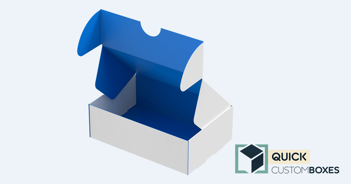 Custom Roll End Tuck Top With Dust Flap Mailer Boxes | QuickCustomBoxes